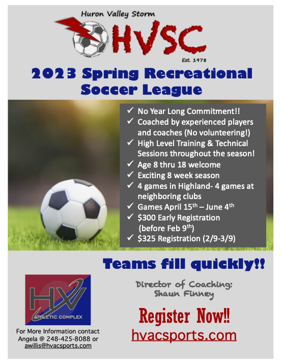 Rec Soccer - HVAC Sports