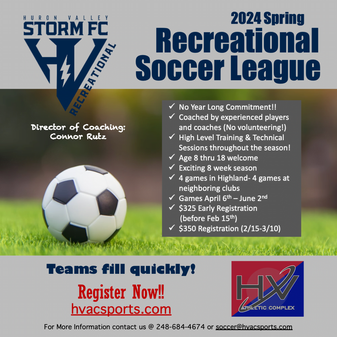 Rec Soccer - HVAC Sports