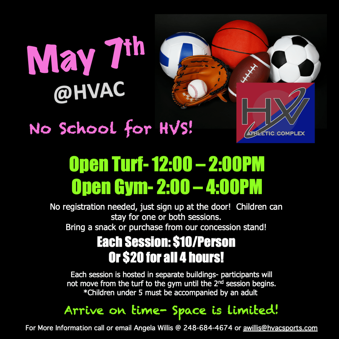 Open Gym - HVAC Sports
